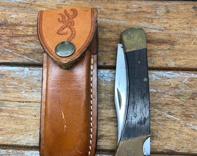 Classic Buck Folding Hunting Knife USA - Etsy