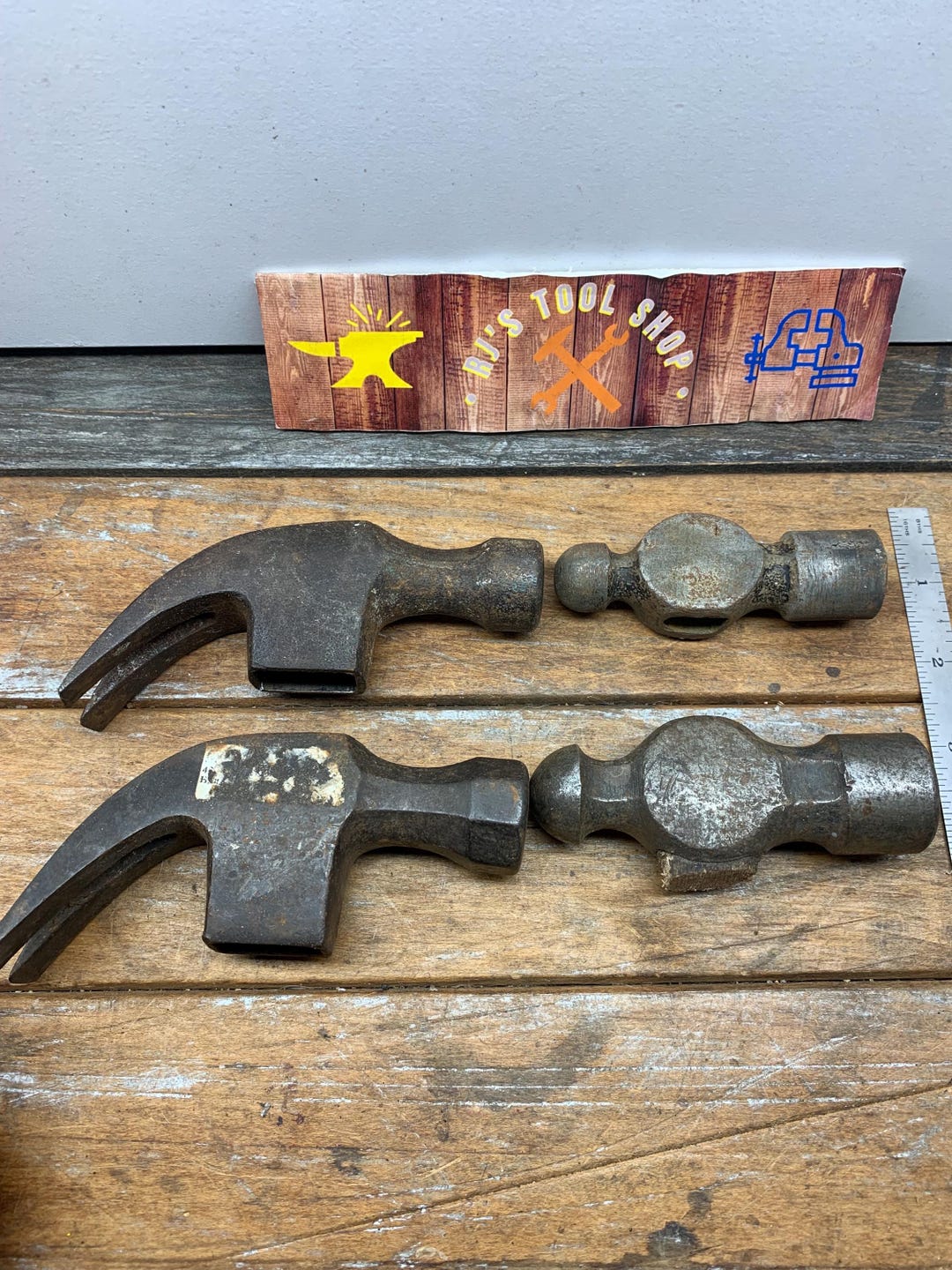 Ball Peen Claw Hammer Head Lot Blacksmith - Etsy
