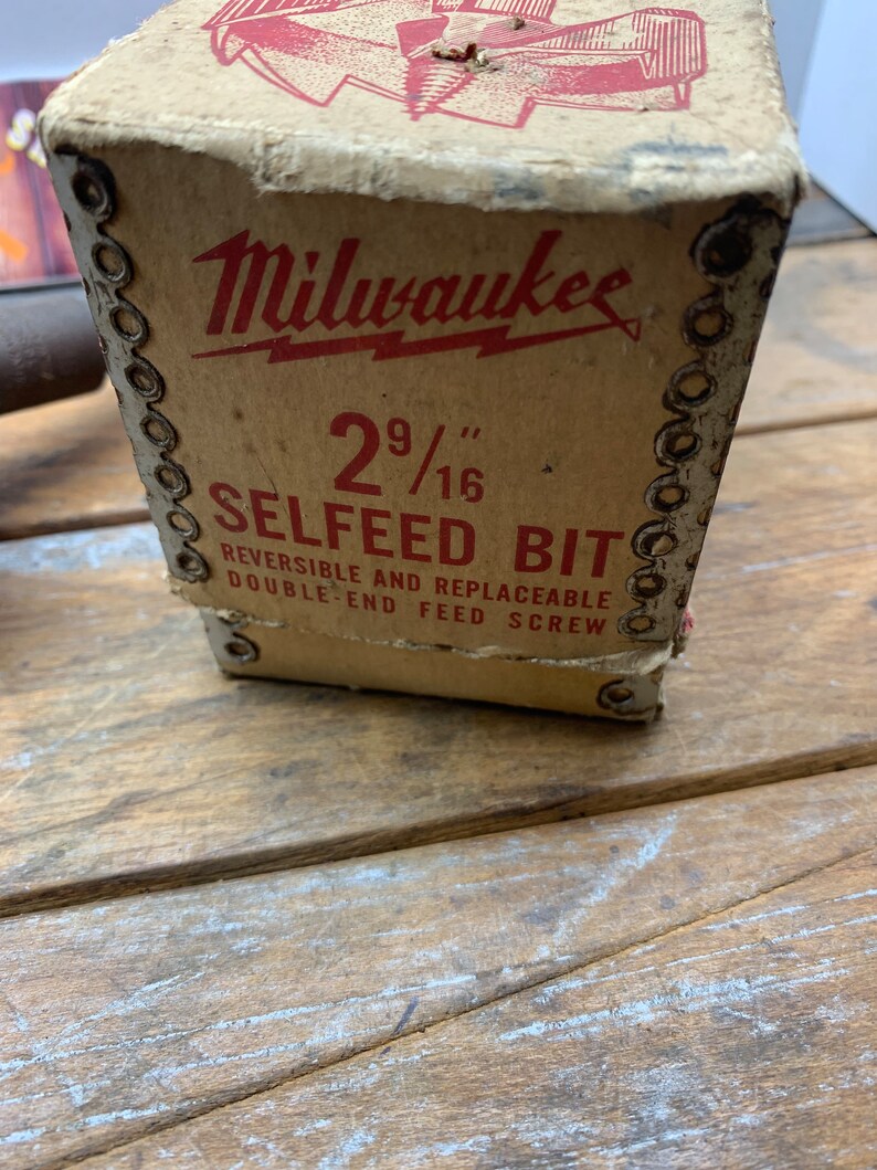 Vintage Milwaukee 2-9/16 Selfeed Bit - Etsy