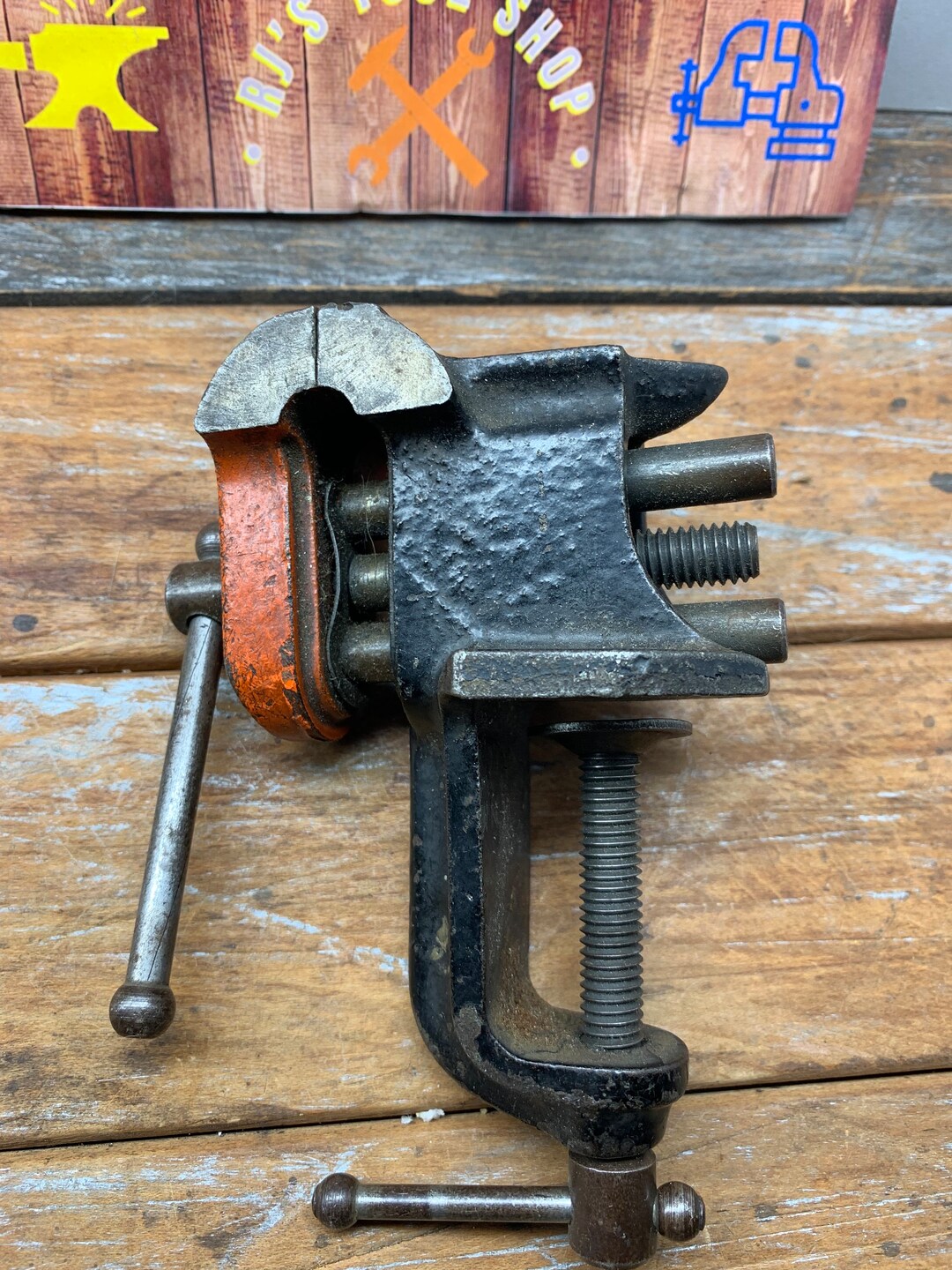 Vintage Mini Vise Stanley Clamp on 1-1/2 Wide - Etsy