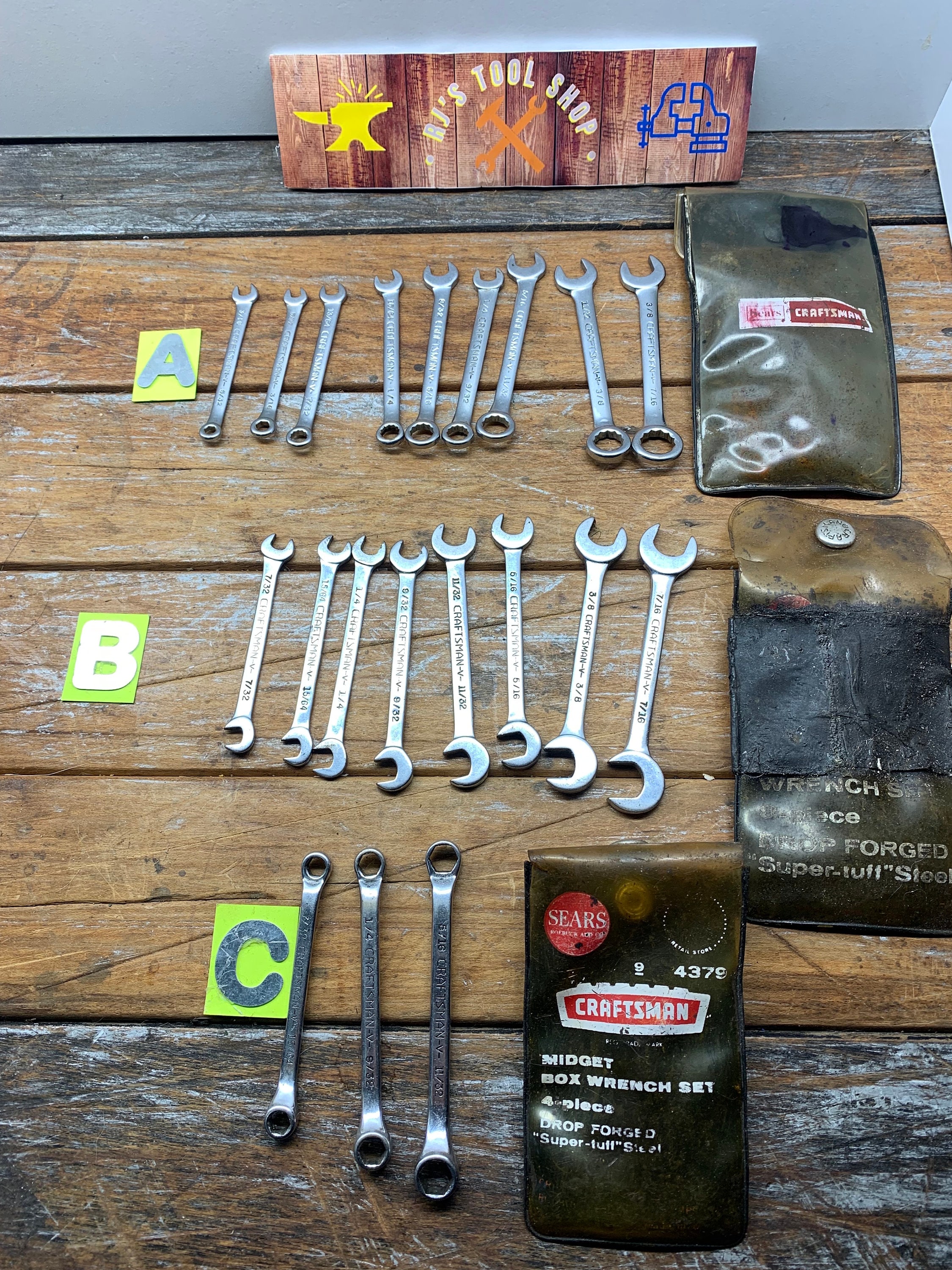 Vintage Craftsman Sears Ignition Wrench Set EACH Etsy