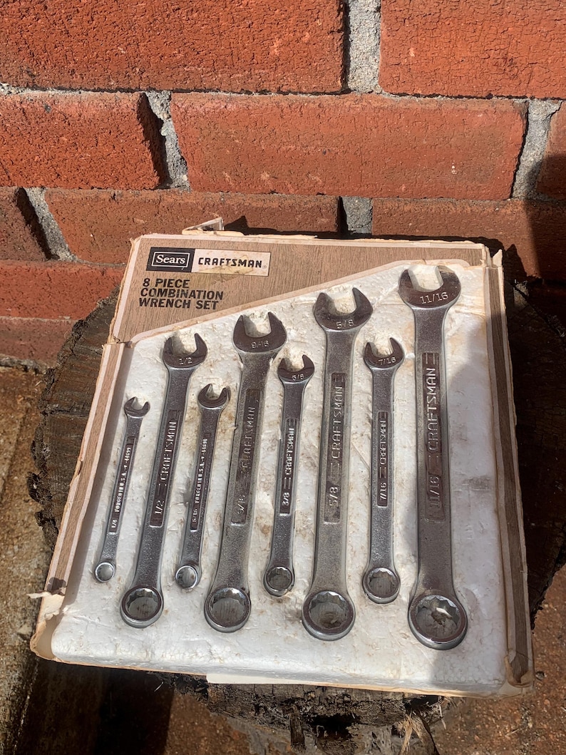 Vintage Craftsman SAE Box Wrench Set With Letter !!! USA Sears - Etsy