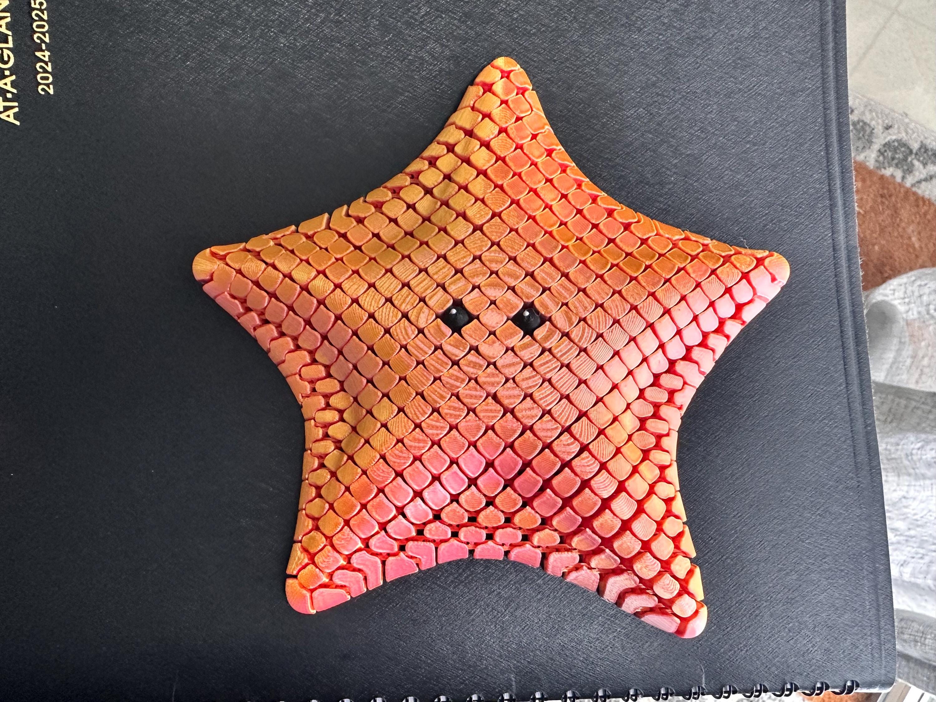 3D Printed Starfish Fidget Sensory - Etsy