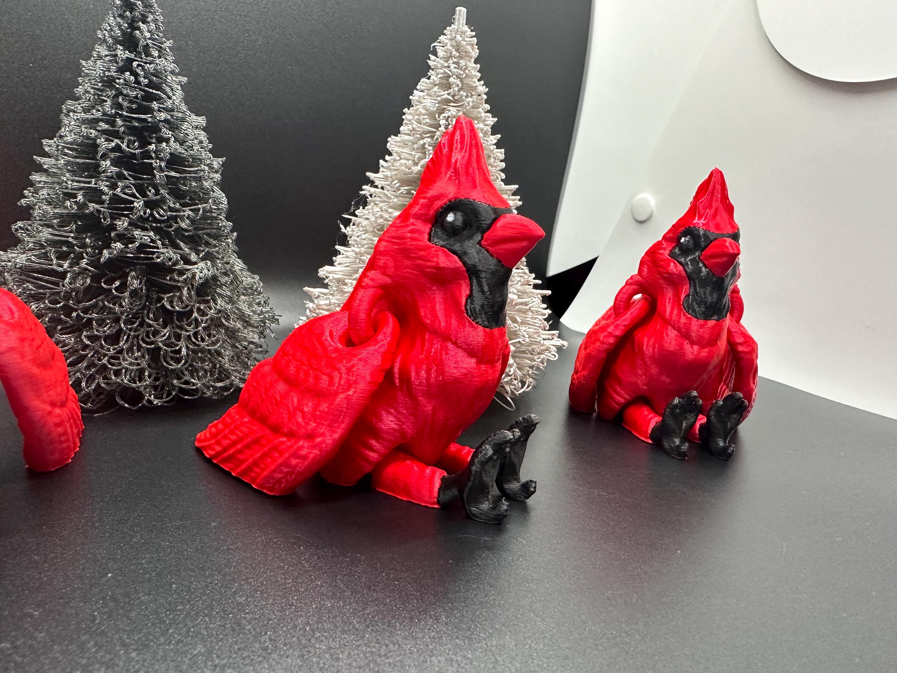 3D Printed Cardinal - Etsy