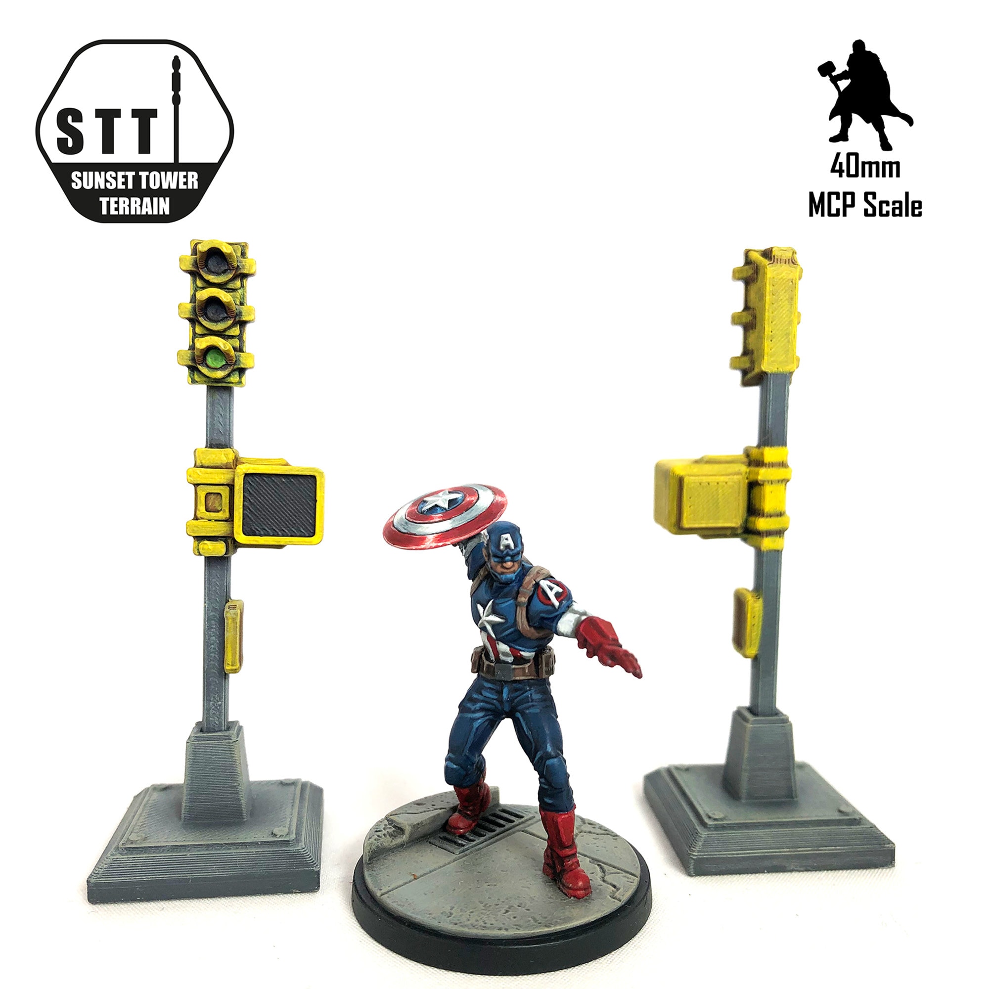 Traffic Lights Model Terrain Marvel Crisis Protocol - Etsy