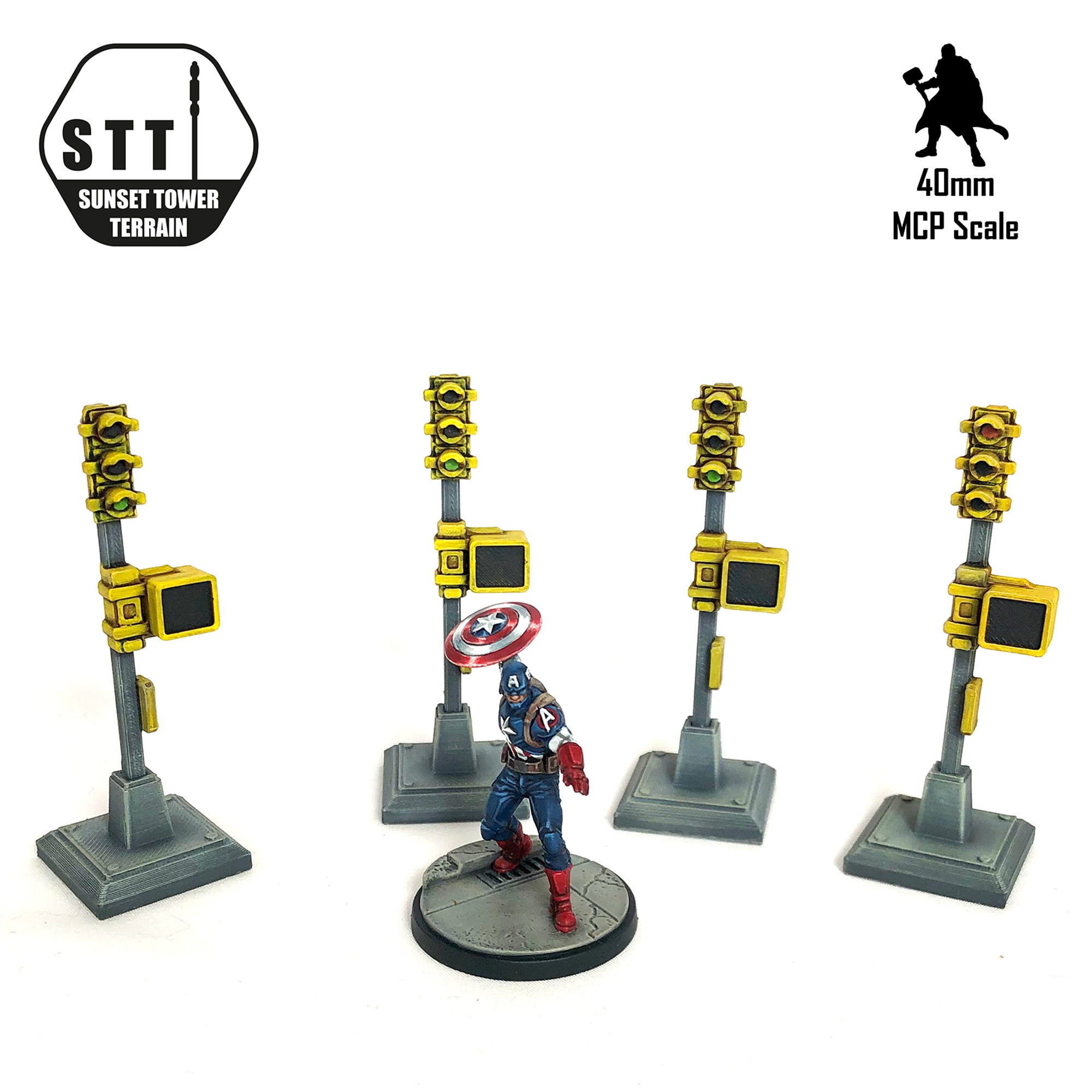 Traffic Lights Model Terrain Marvel Crisis Protocol - Etsy