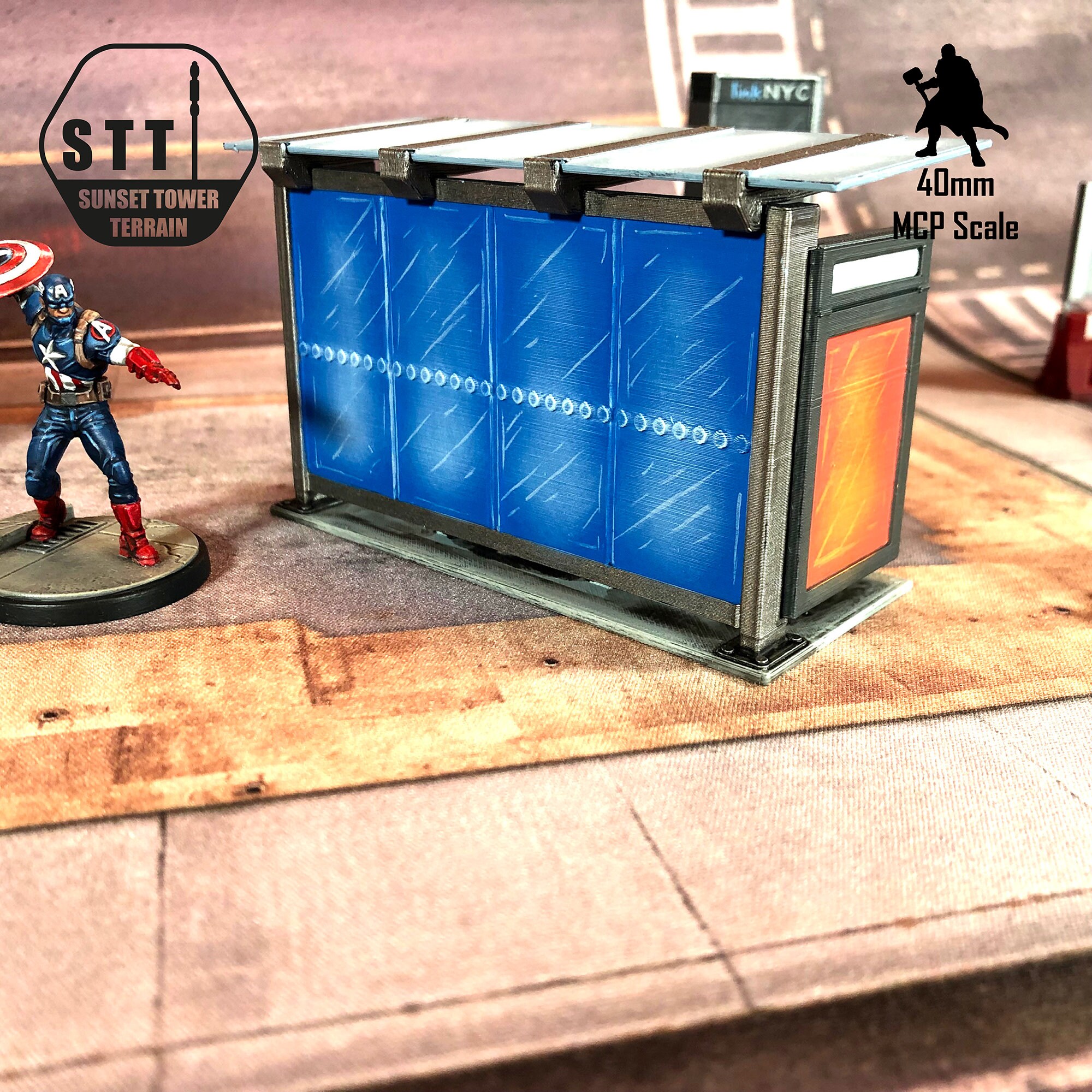 Bus Stop Model Terrain - Marvel Crisis Protocol - Etsy UK