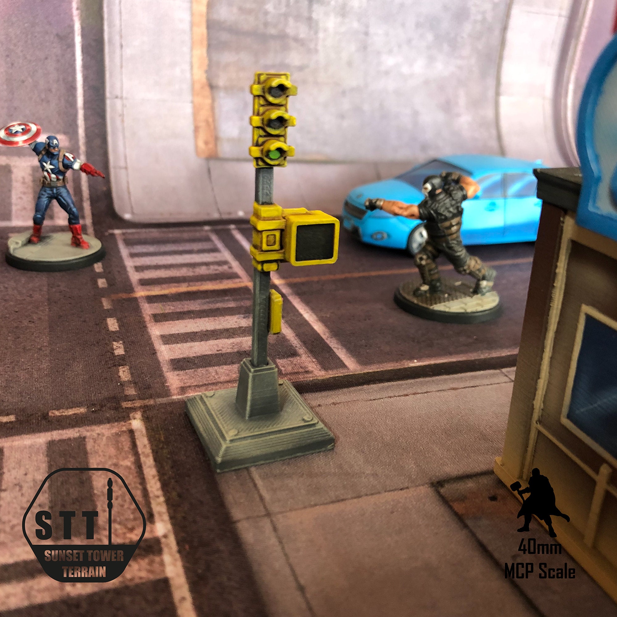 Traffic Lights Model Terrain Marvel Crisis Protocol - Etsy