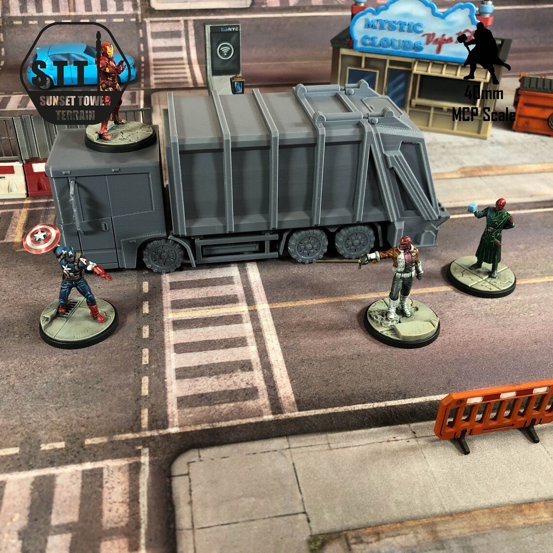 Garbage Truck Model Terrain - Marvel Crisis Protocol - Etsy