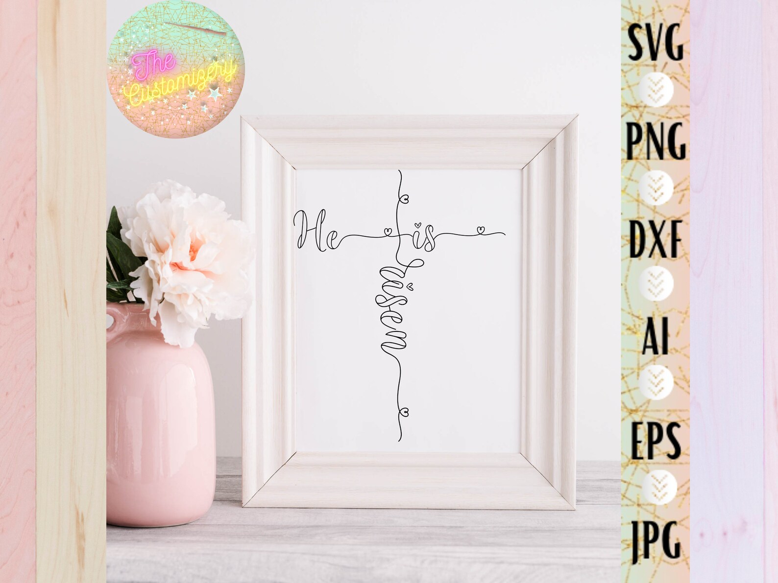 Easter Christian Bundle Svg, Resurrection Svg, Funny Easter Christian ...