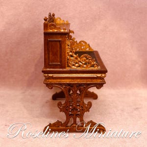 Italian Renaissance Desk - Miniature 1:12 - Etsy
