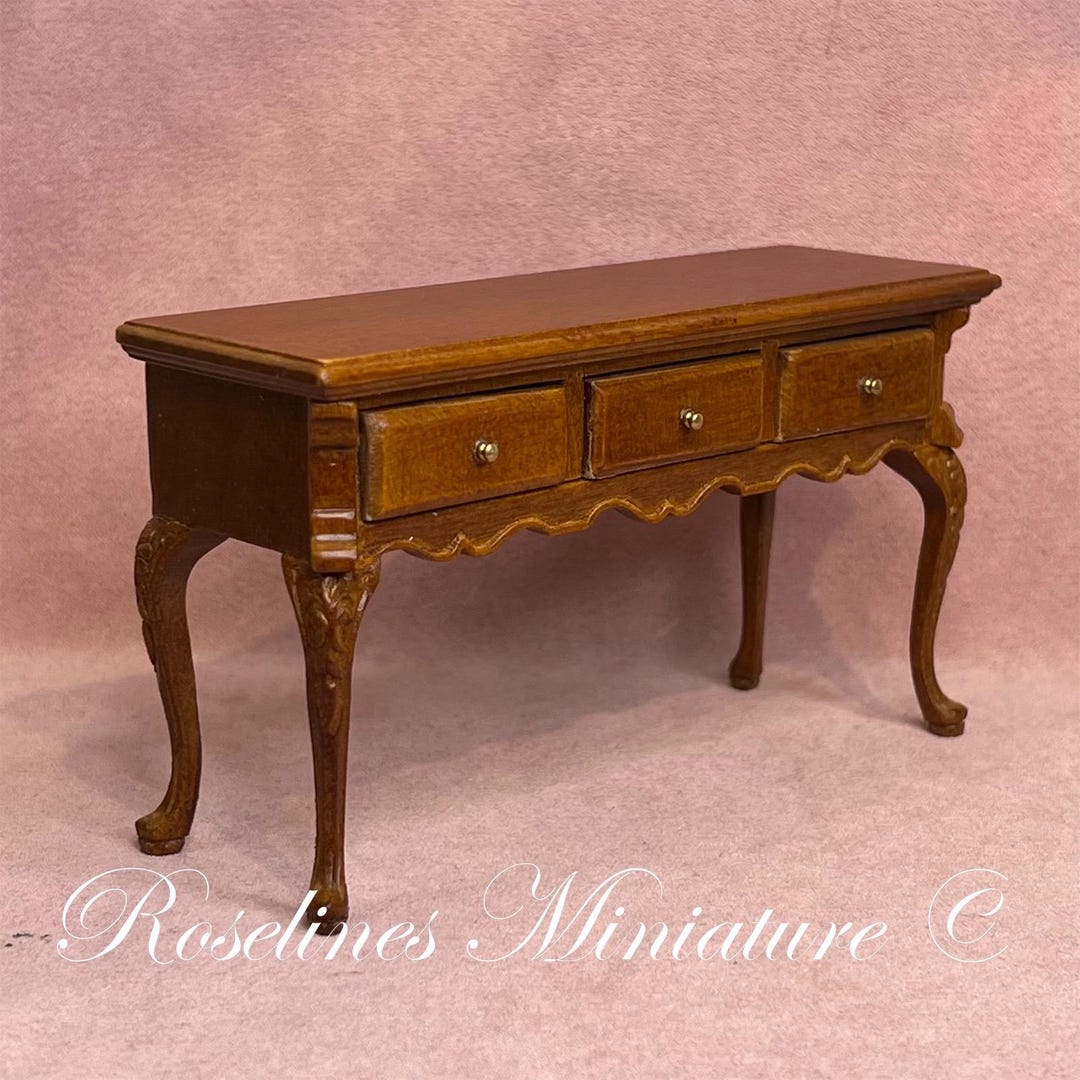 JBM Miniature Buffet Table. Dollhouse Miniature Furniture Scale 1:12 - Etsy