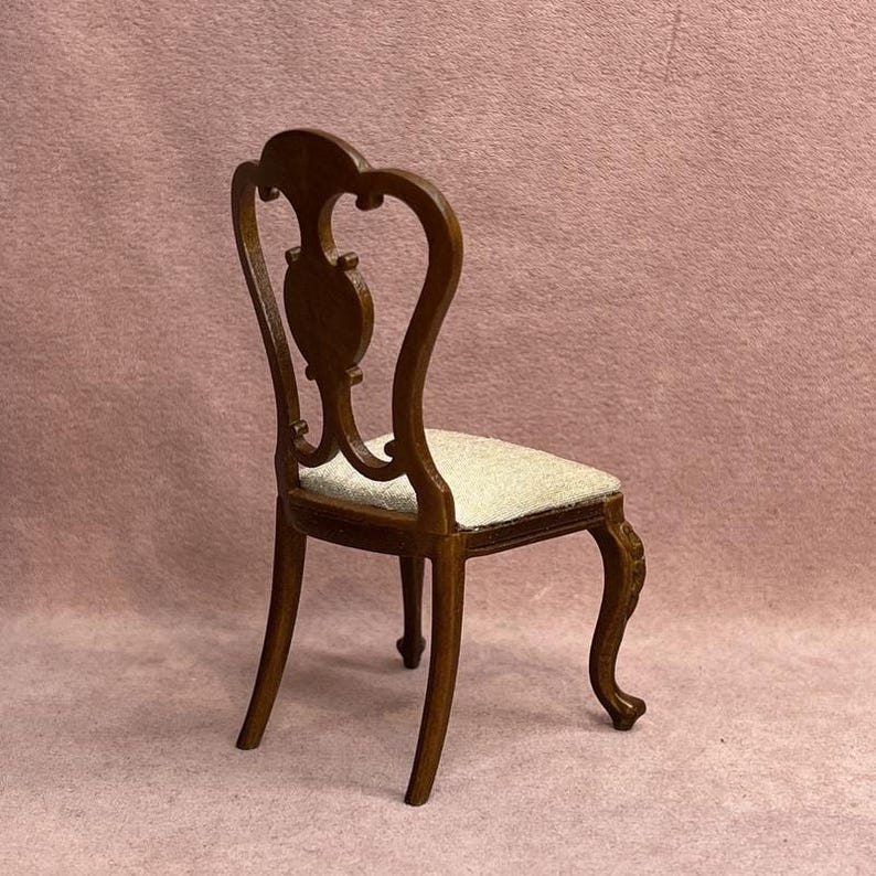 Miniature Victorian Chair in Miniature - Etsy