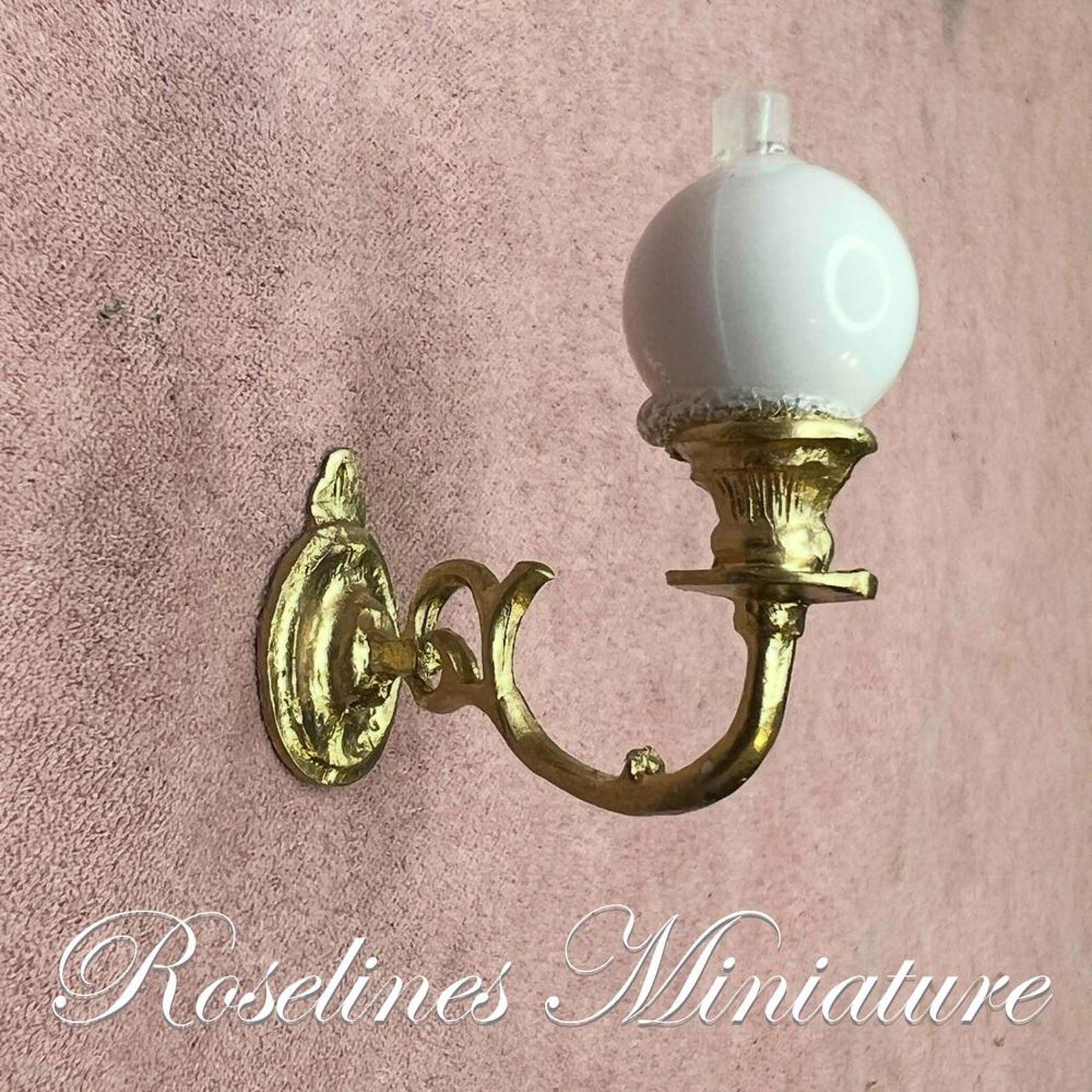 Miniature Wall Lamp Without Power - Etsy