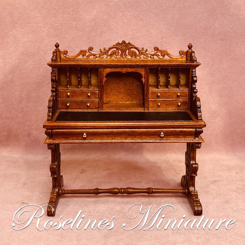 Italian Renaissance Desk - Miniature 1:12 - Etsy