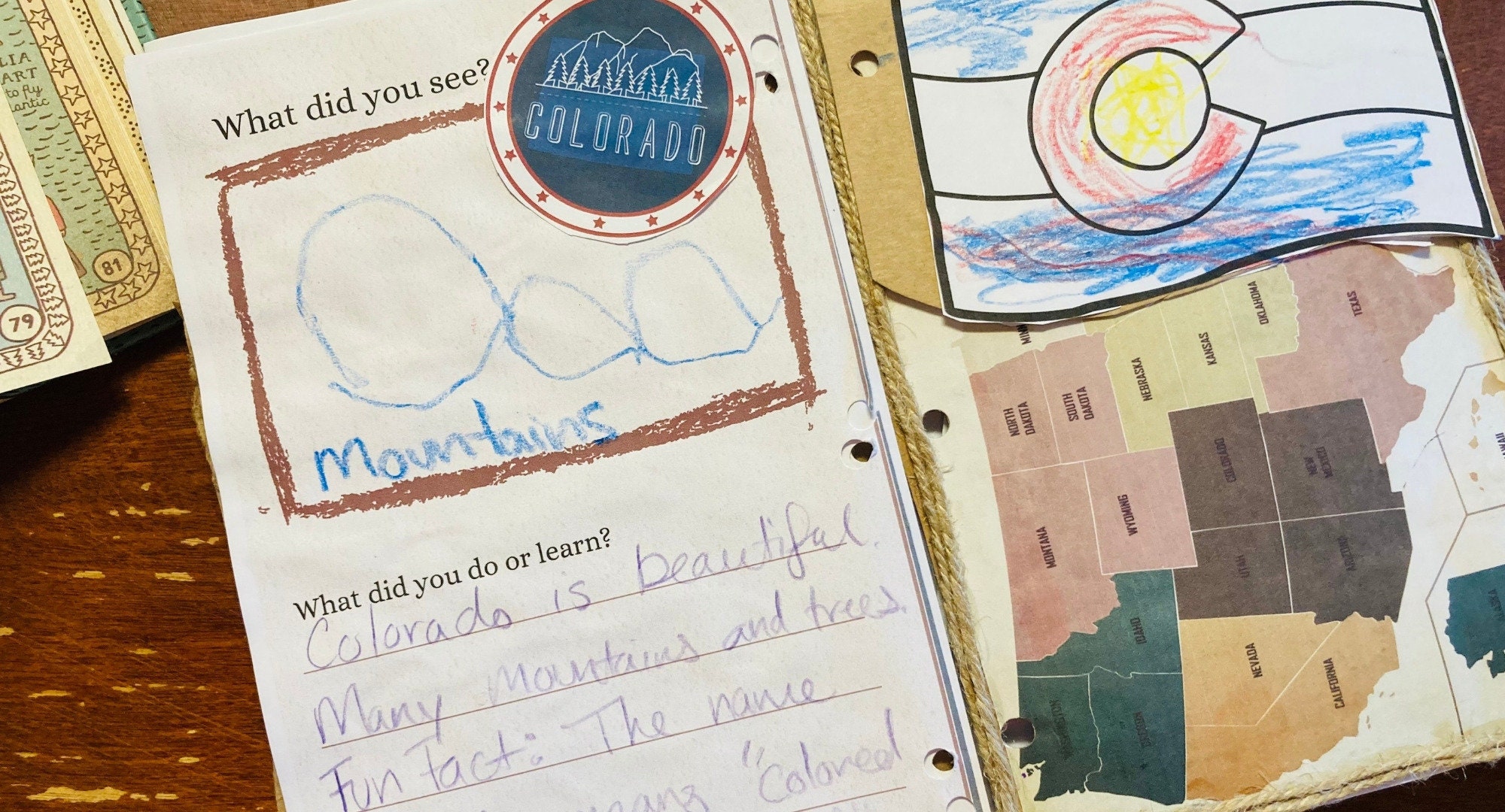Travel Scrapbook Journal: Custom Children's Passport, 7 Continents ...