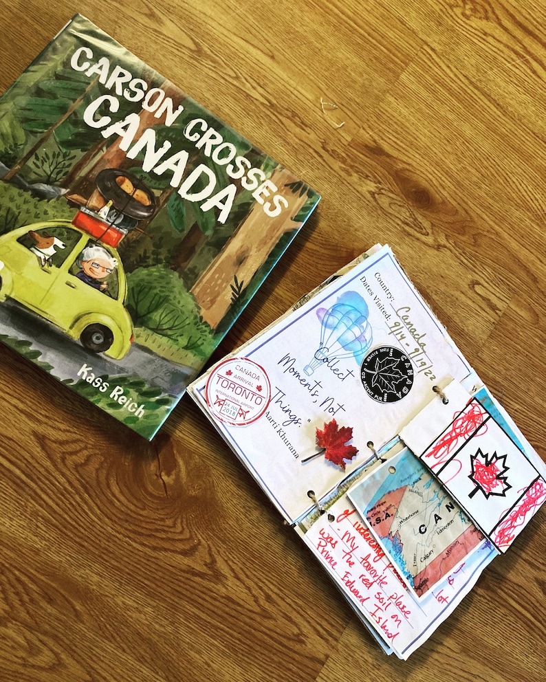 Travel Scrapbook Journal: Custom Children's Passport, 7 Continents ...