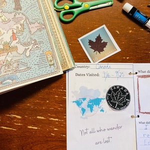 Travel Scrapbook Journal: Custom Children's Passport, 7 Continents ...
