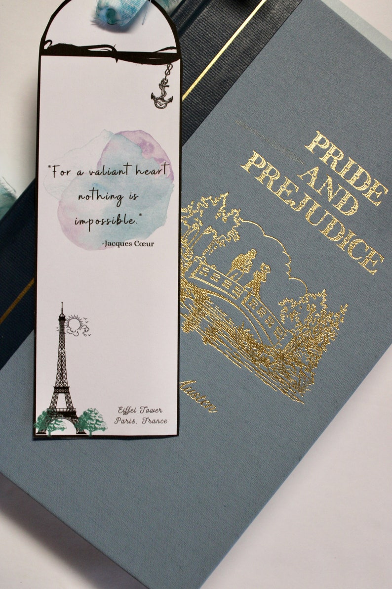 Printable Travel Inspired Bookmarks Book Accessories for World Travel ...