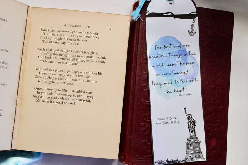 Printable Travel Inspired Bookmarks Book Accessories for World Travel ...