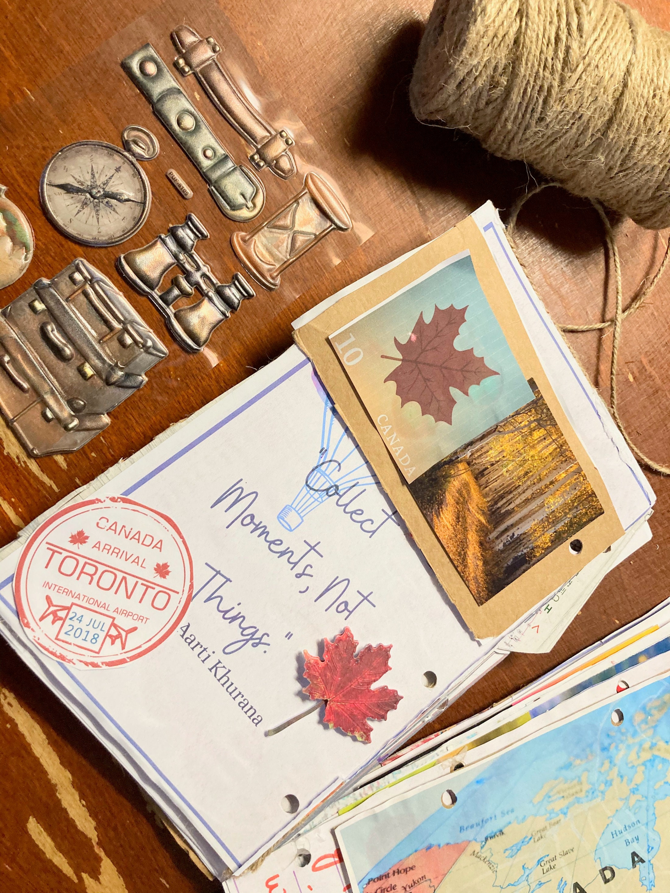 Travel Scrapbook Journal: Custom Children's Passport, 7 Continents ...