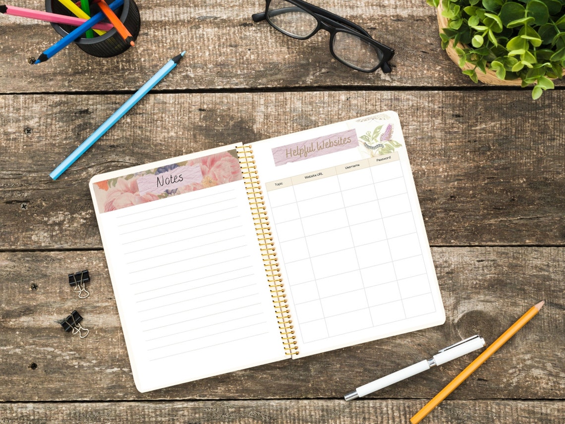Printable Planner, Printable Attendance Record, Printable Notes Paper ...