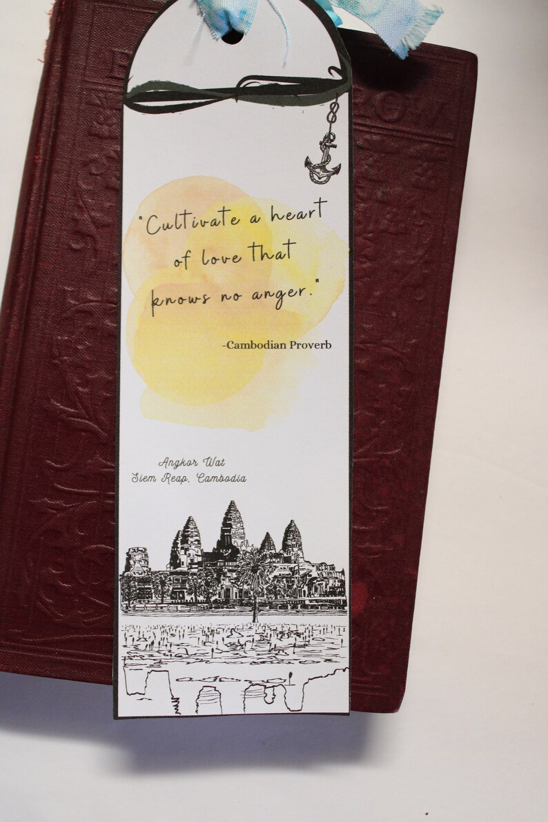 Printable Travel Inspired Bookmarks Book Accessories for World Travel ...