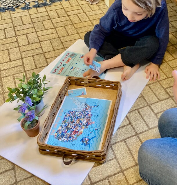 Printable United States Puzzle, Digital Download, United States Map ...