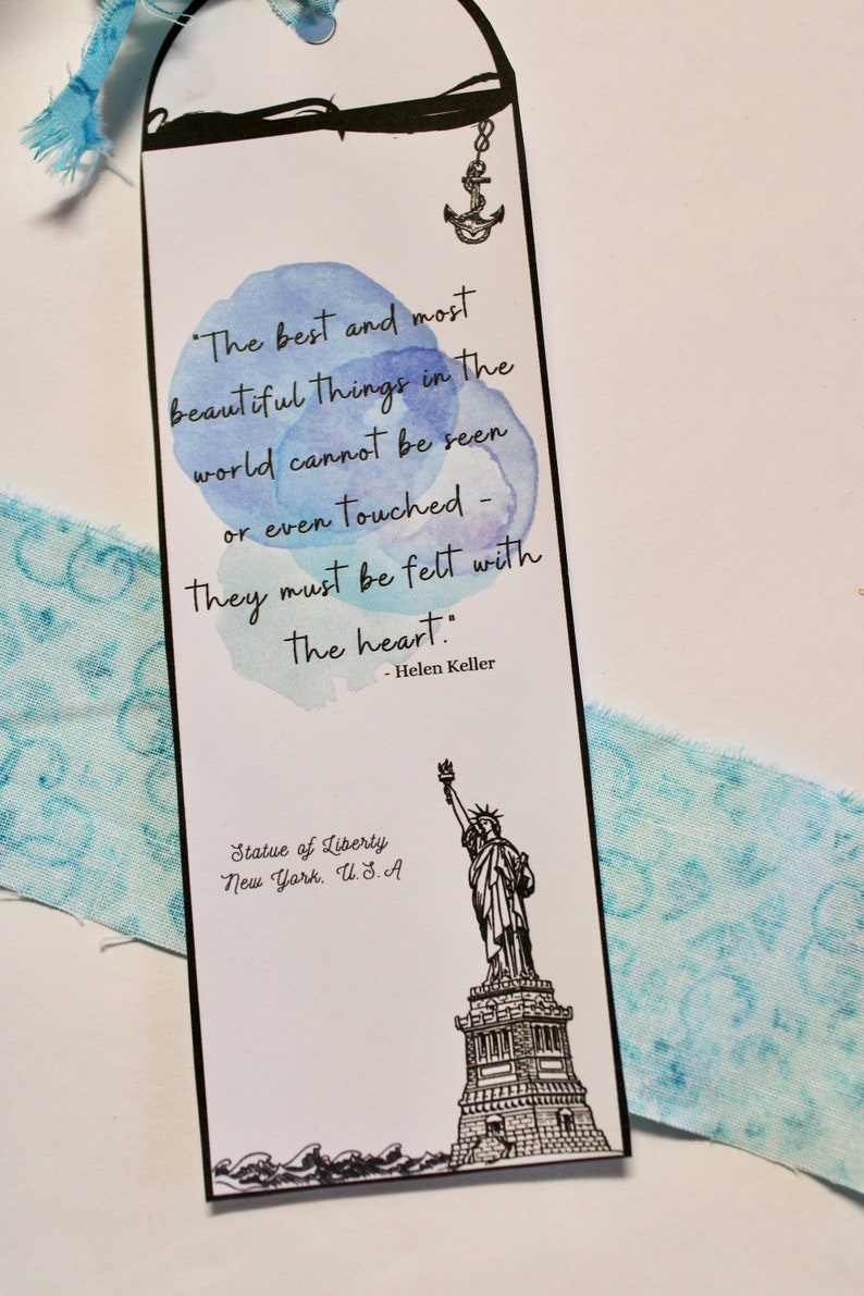 Printable Travel Inspired Bookmarks Book Accessories for World Travel ...