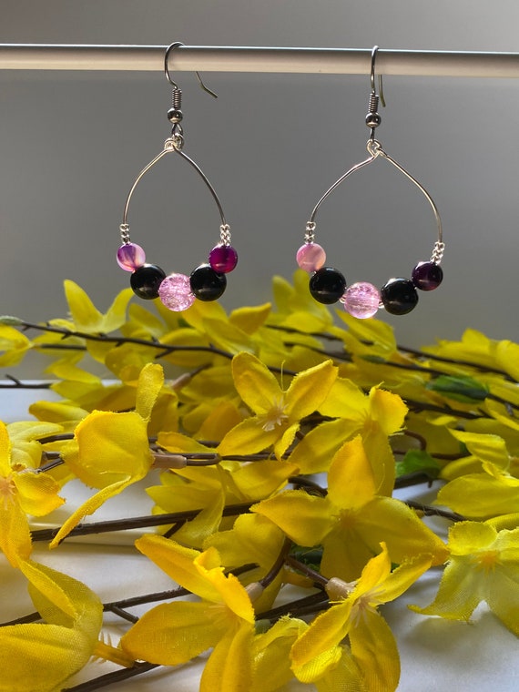 Genshin Impact Fischl Inspired Electro Hoop Earrings - Etsy