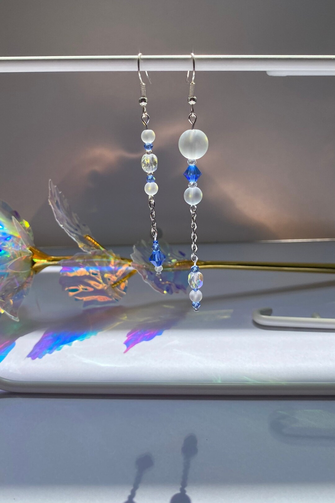 Nu:carnival Blade Inspired Dangling Asymmetric Earrings - Etsy