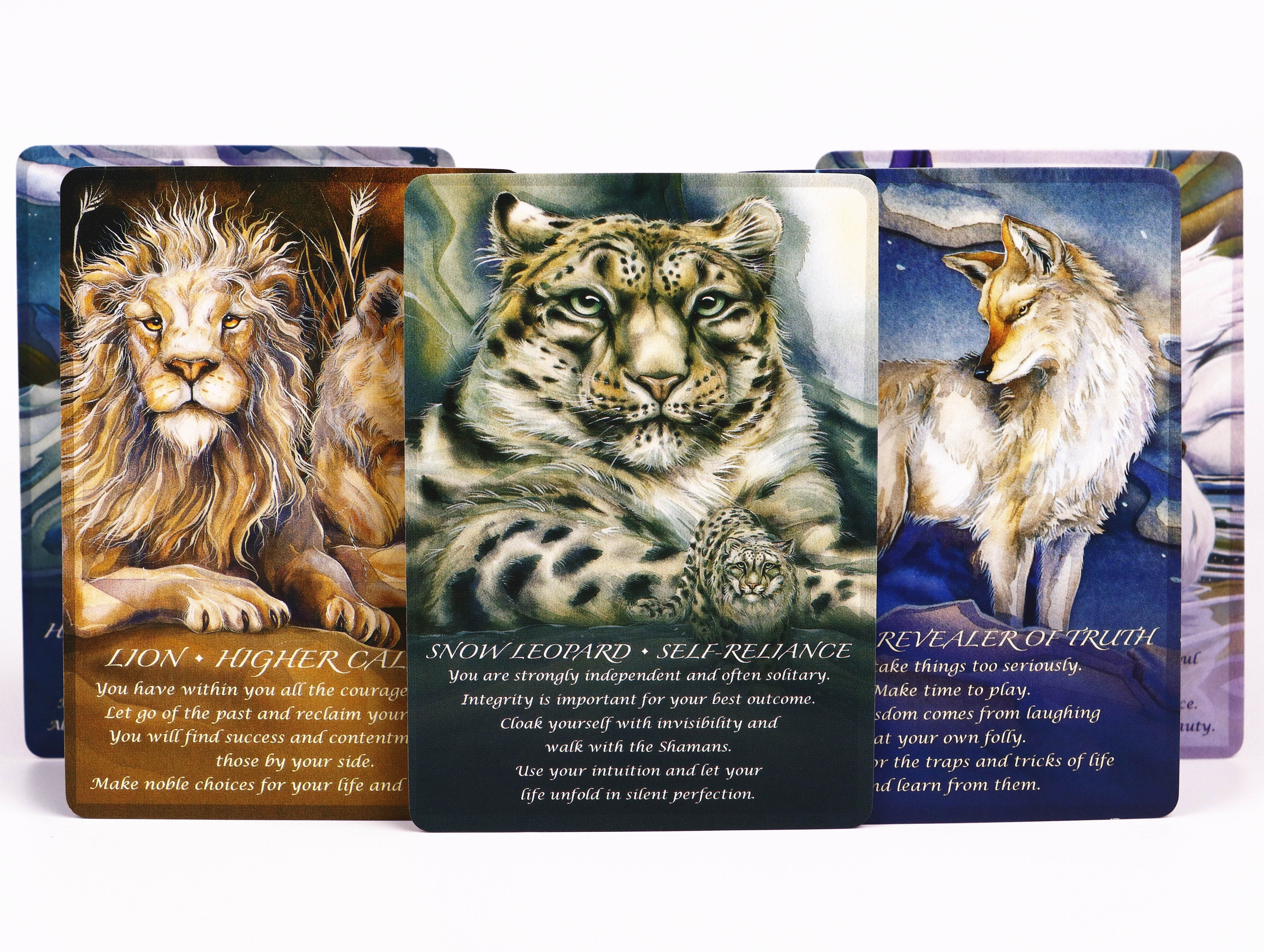 Animal oracle cards with guidebook for beginners 44-card | Etsy