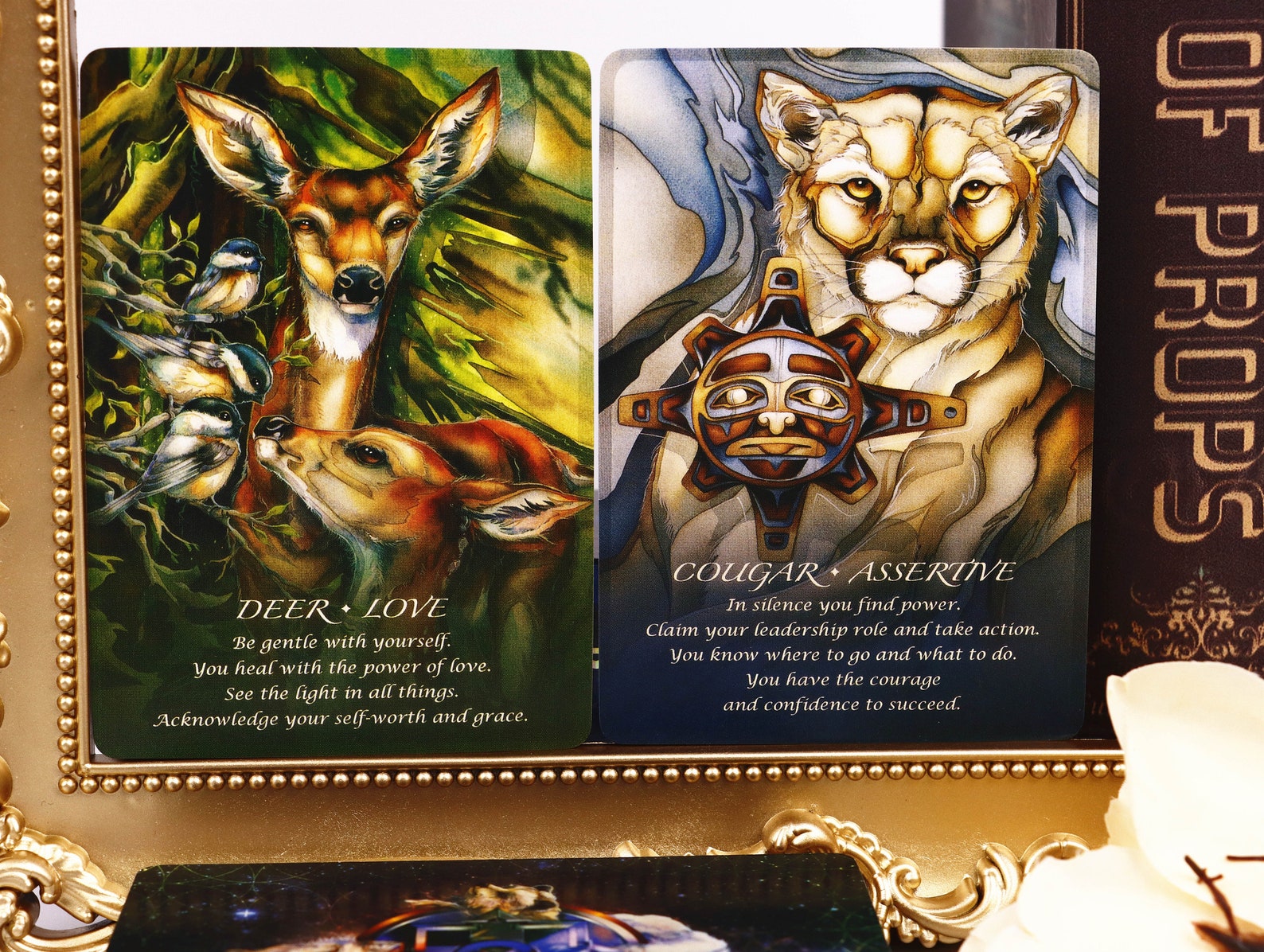 Animal oracle cards with guidebook for beginners 44-card | Etsy