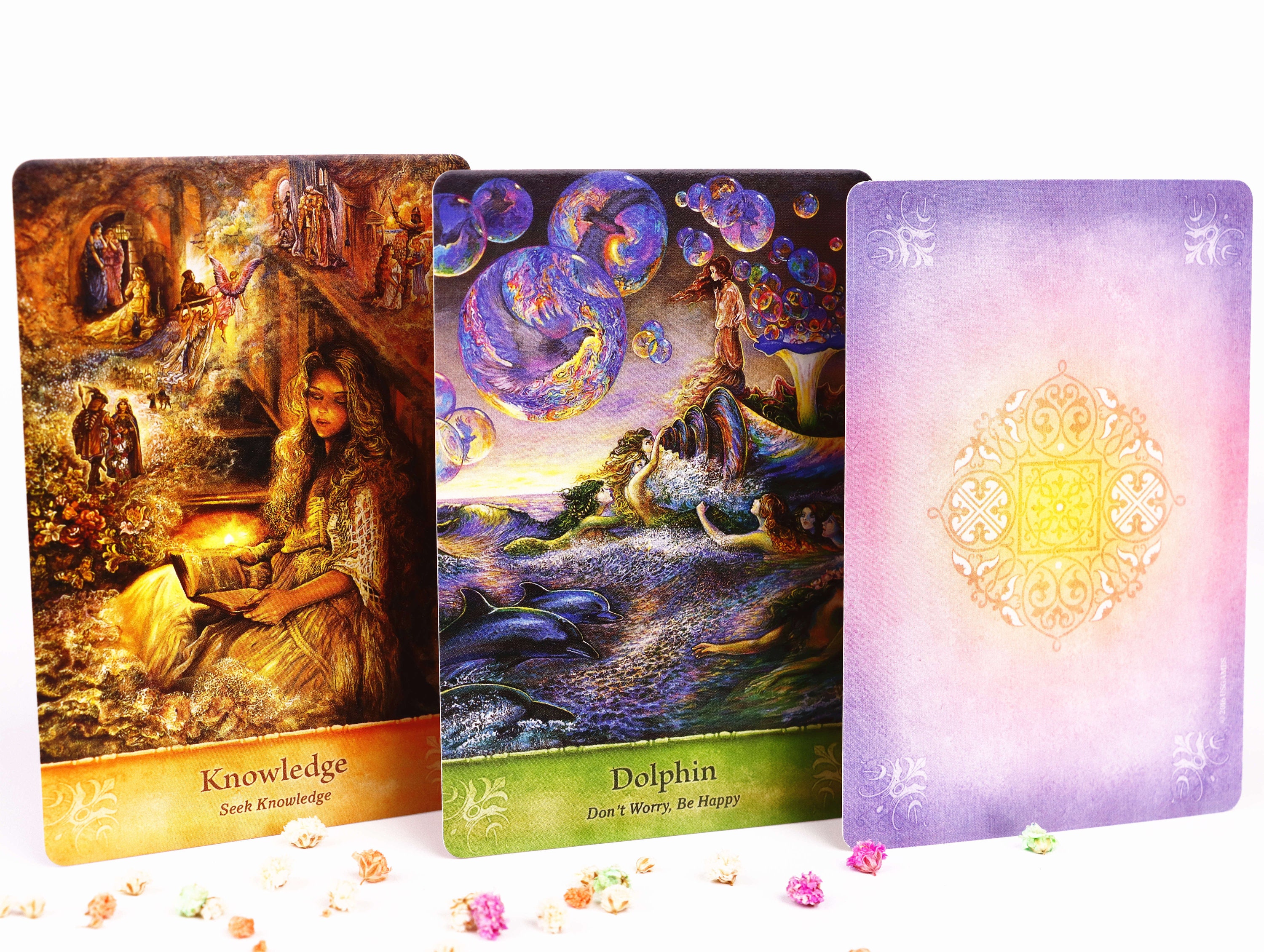 Unique Mystical Wisdom oracle cards deck Pretty tarot cards | Etsy