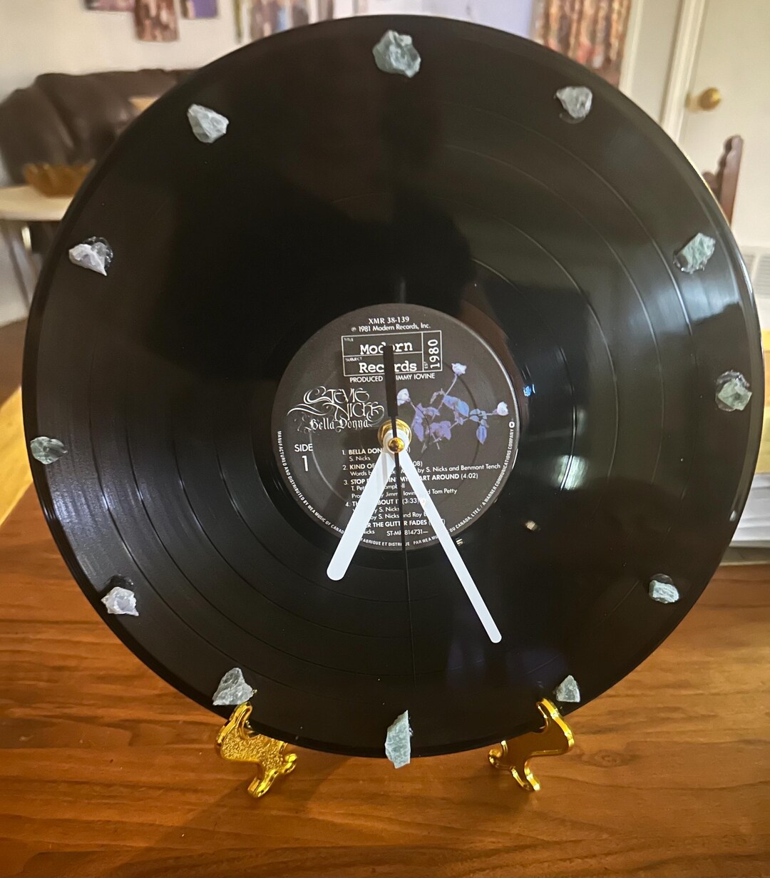 Vinyl Record Upcycled Into Clock . - Etsy
