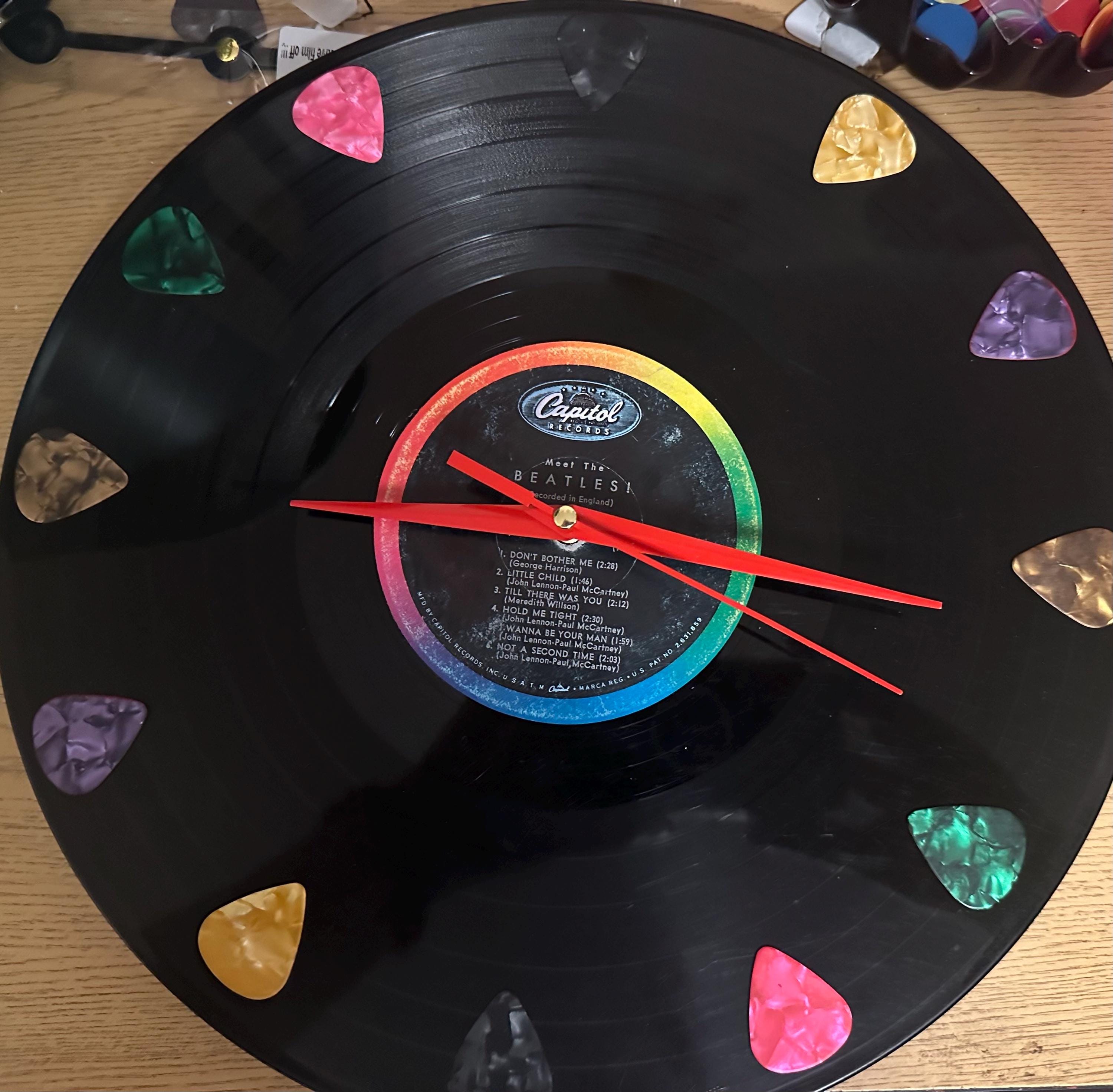Upcycled Clock From Vinyl Record - Etsy