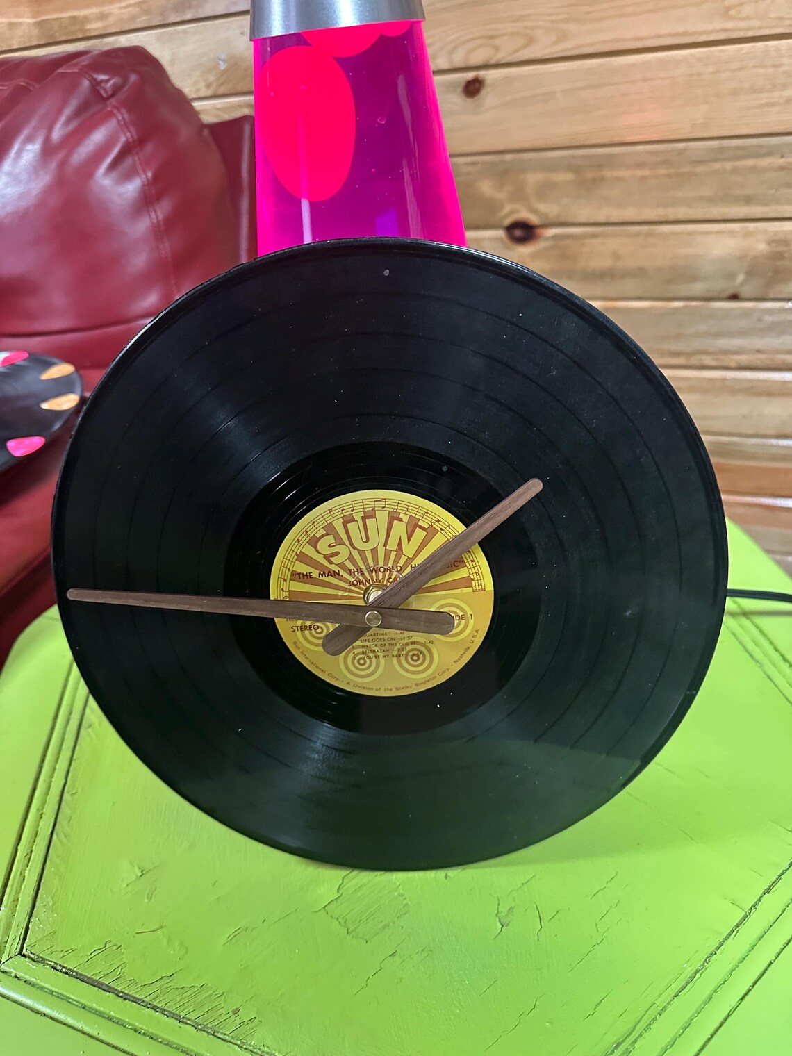 Upcycled Vinyl Record Clock - Etsy