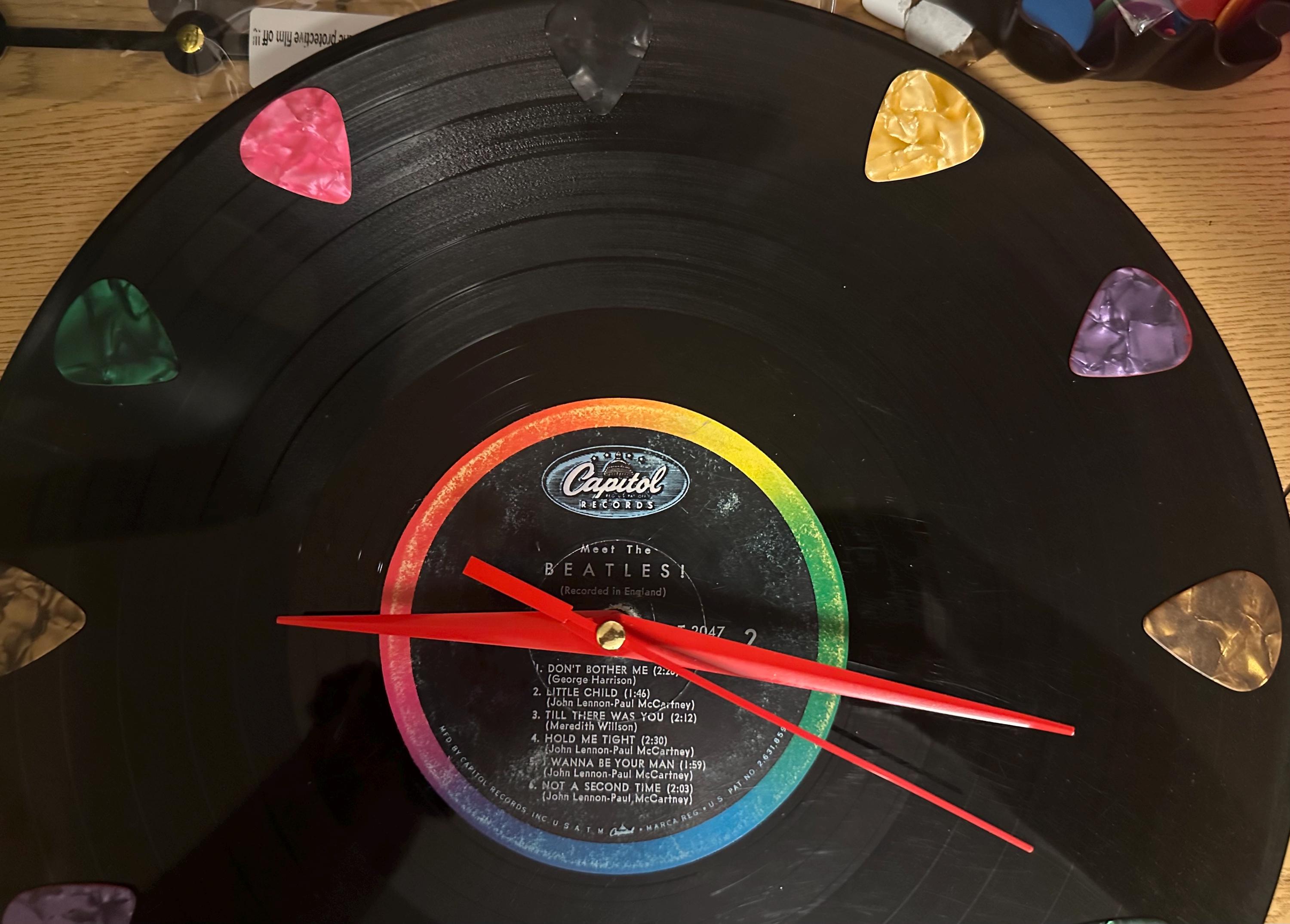 Upcycled Clock From Vinyl Record - Etsy