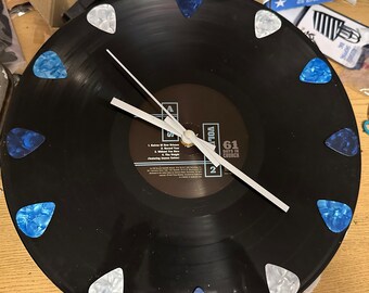 Vinyl Record Album Cover Clock - Etsy