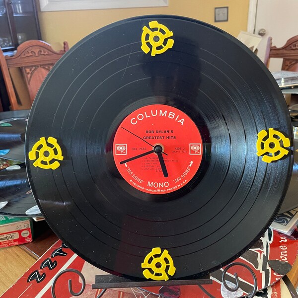 Bob Dylan Record Clock - Etsy