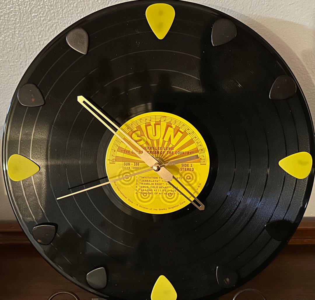 Vinyl Record Album Clock - Etsy
