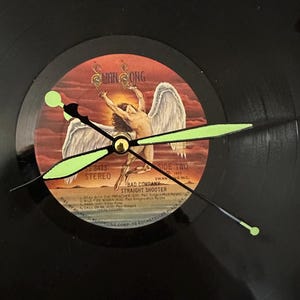 Vinyl Record Upcycled to Clock . - Etsy