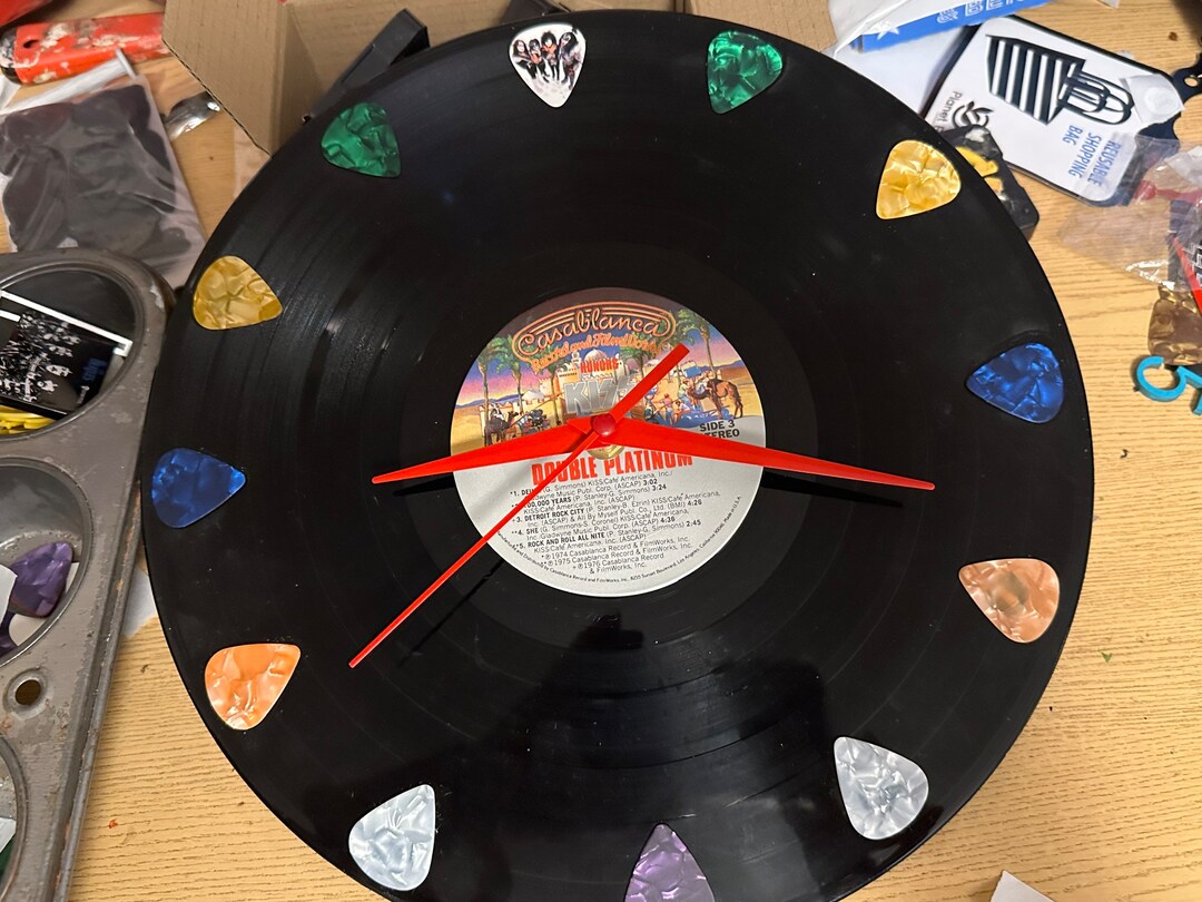 Vinyl Record Clock - Etsy