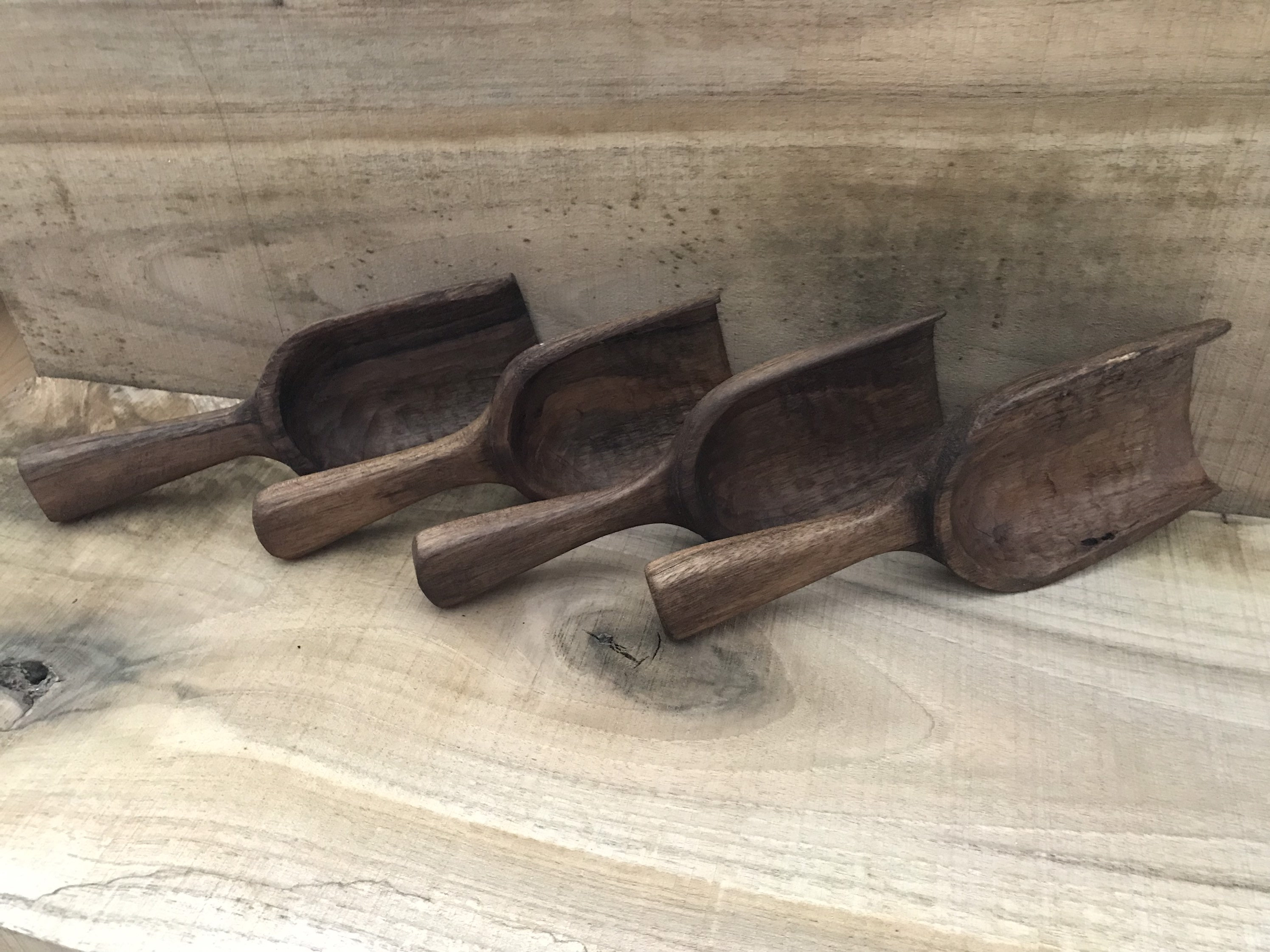 Walnut Wood Measuring Shovel / Flour Shovel / Spice Spoon / Scoops - Etsy