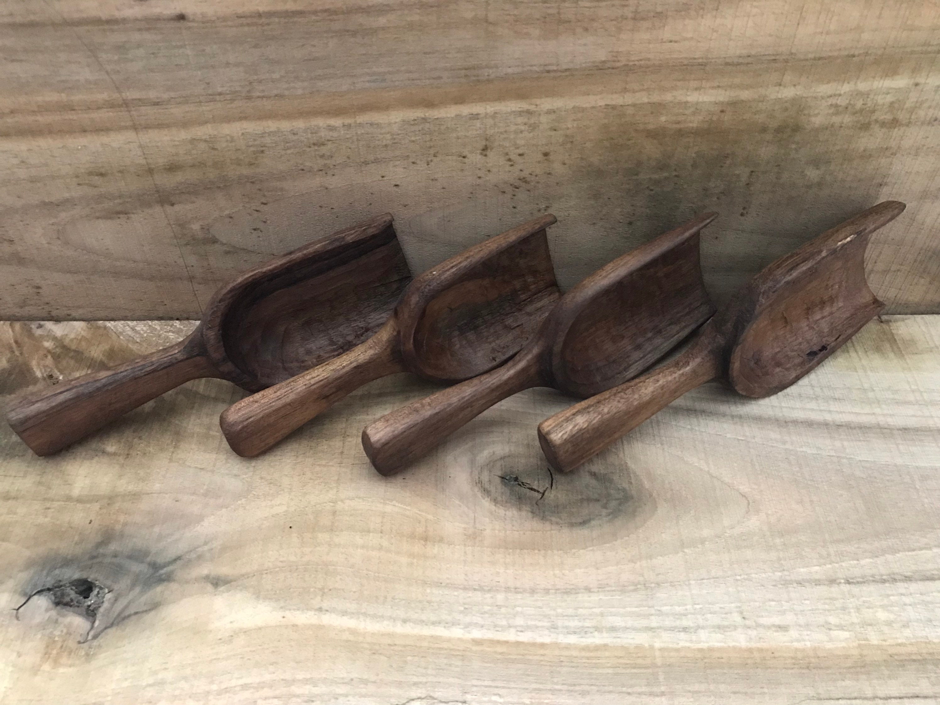 Walnut Wood Measuring Shovel / Flour Shovel / Spice Spoon / Scoops - Etsy