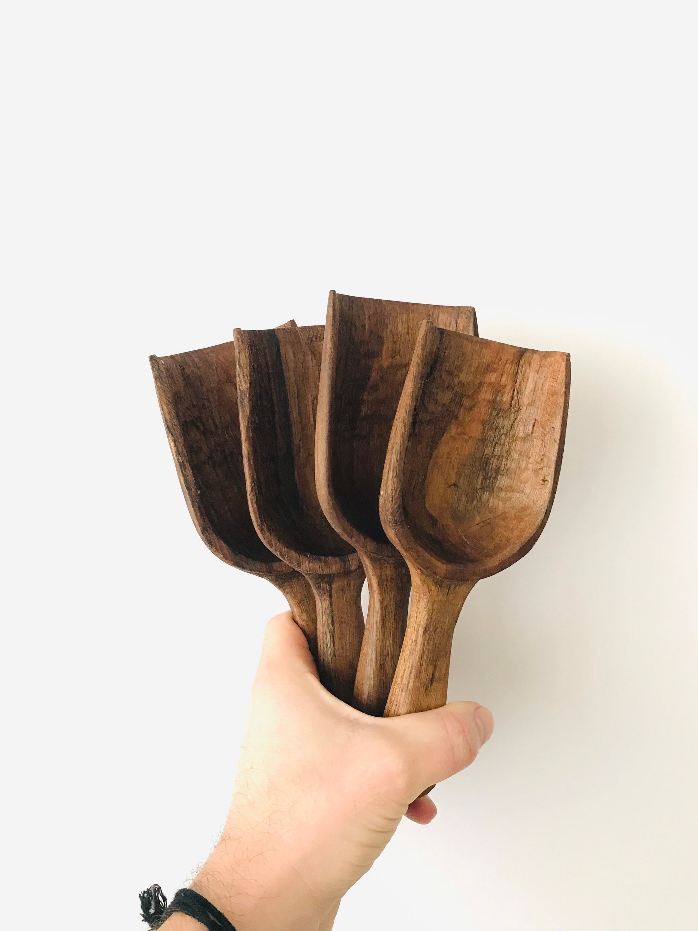 Walnut Wood Measuring Shovel / Flour Shovel / Spice Spoon / Scoops - Etsy