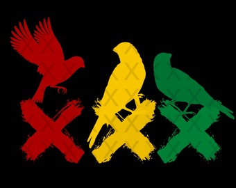 3 Little Birds Svg - Etsy