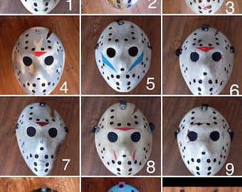 Jason Voorhees Mask Friday the 13th Custom Made to Order - Etsy
