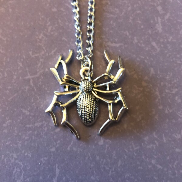 Spider Necklace - Etsy