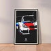 BMW M6 F13 GT3 Race Car Poster, Wall Art, Wall Art Poster for Bedroom ...